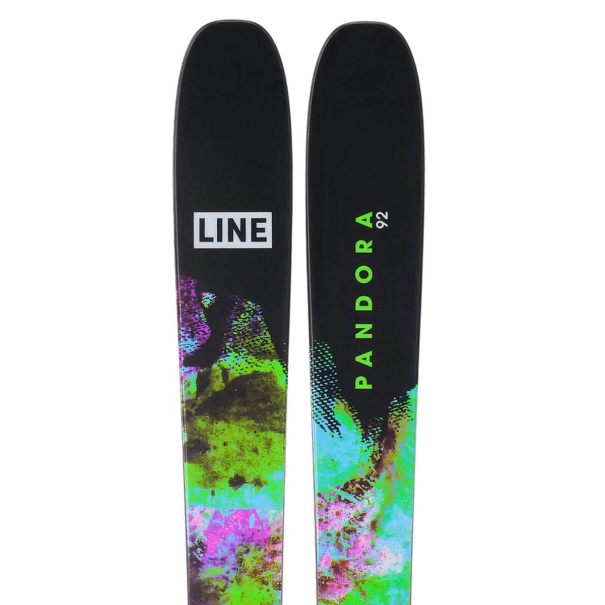 Line Pandora 92 Skis & Squire 10 Quikclik Bindings 2025 – Snowtrax