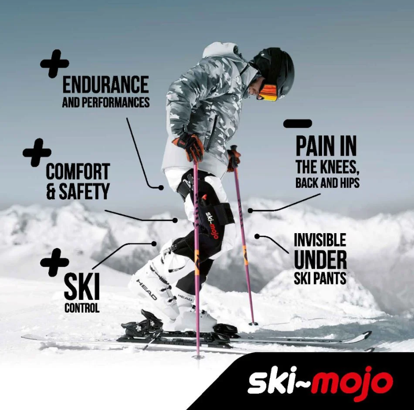 Ski Mojo Leg & Knee Brace for Skiers - Includes Fitting – Snowtrax